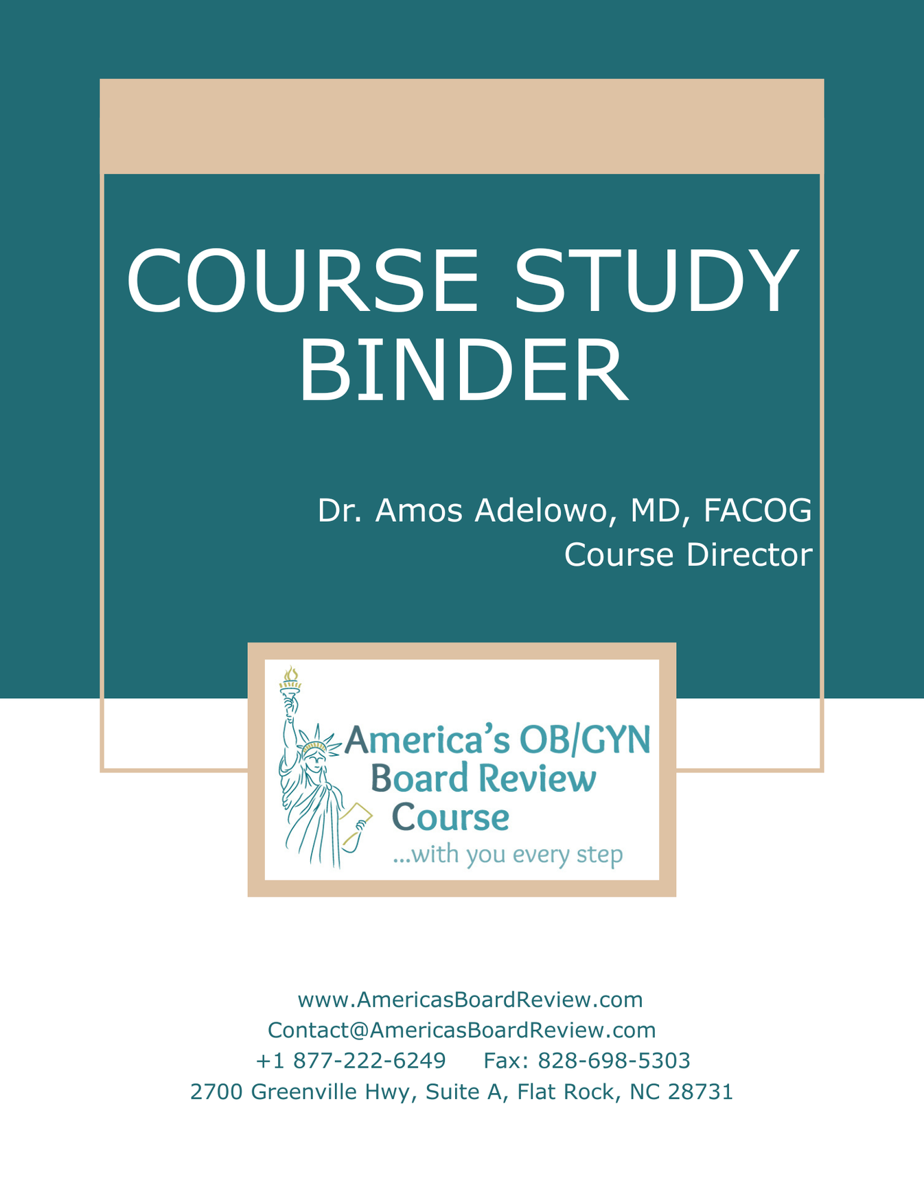 ABC Course Review Binder | – America's OB/GYN Board Review Course